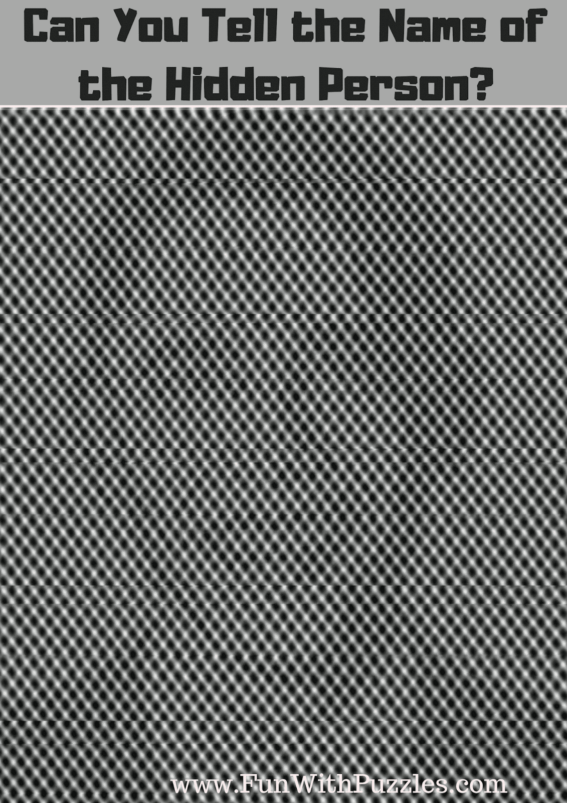 Visual Picture Puzzle Challenge: Hidden Famous Personality