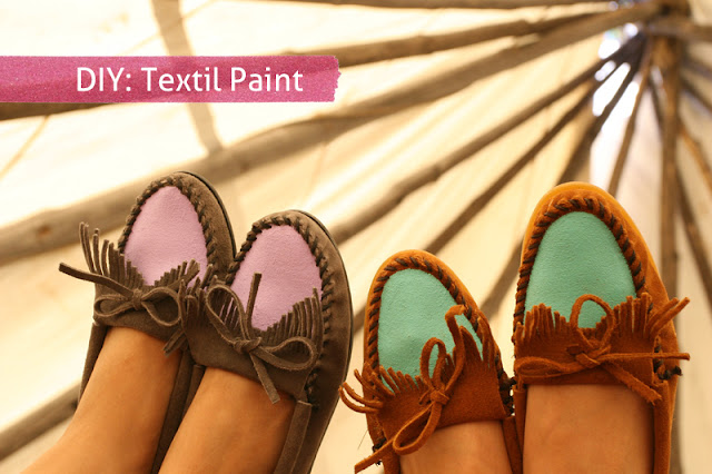 Hola ático: DIY Color Block Shoes