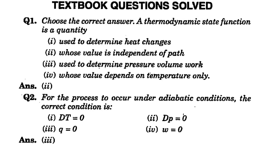 Thermodynamics class 11 chemistry - Studypur