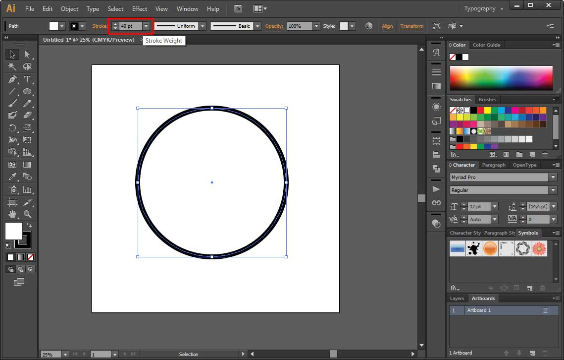 Cara Membuat Lingkaran Sempurna di Adobe Illustrator - Masvian