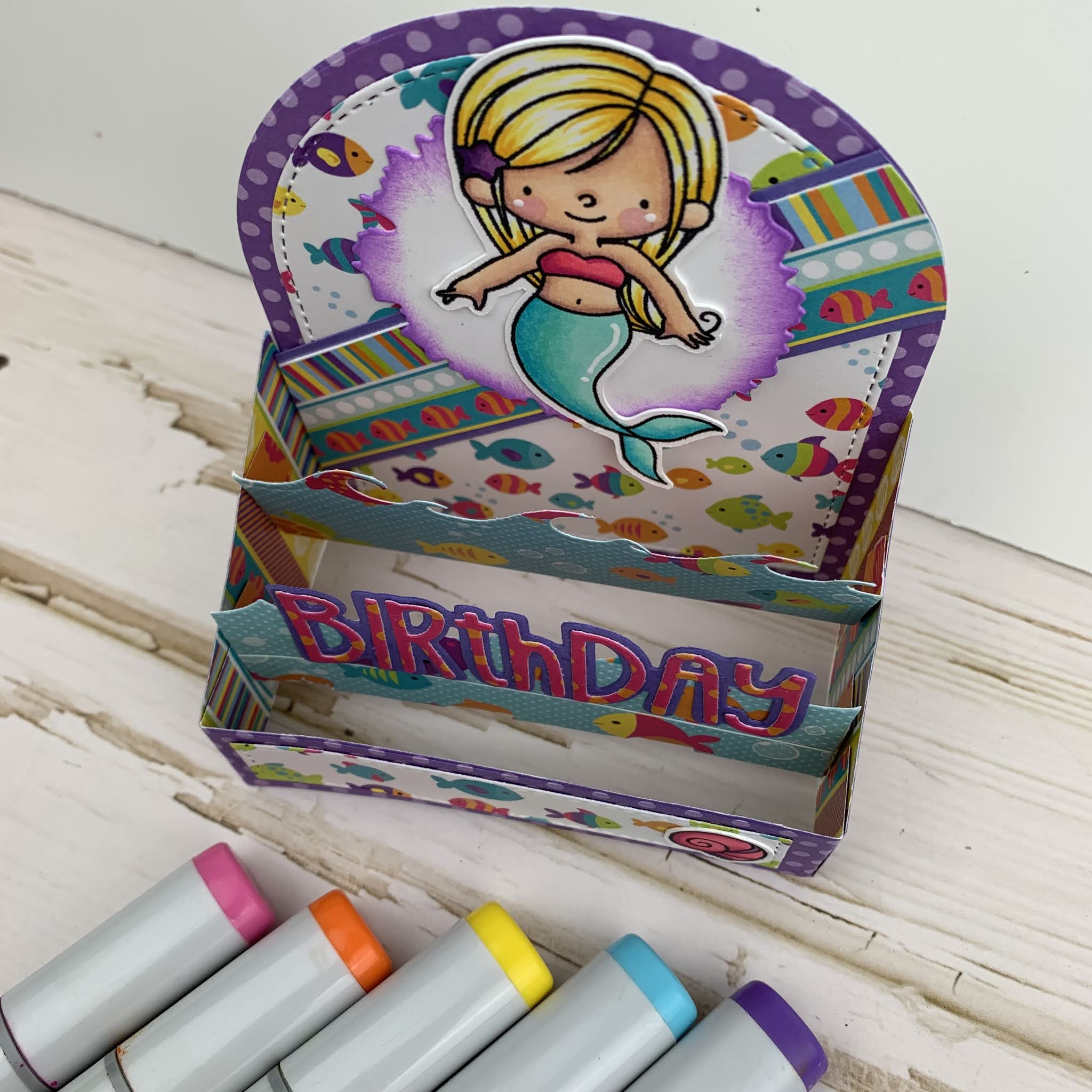 Made By Meghan K: Mermaid Outside the Box Underwater Adventure Cards