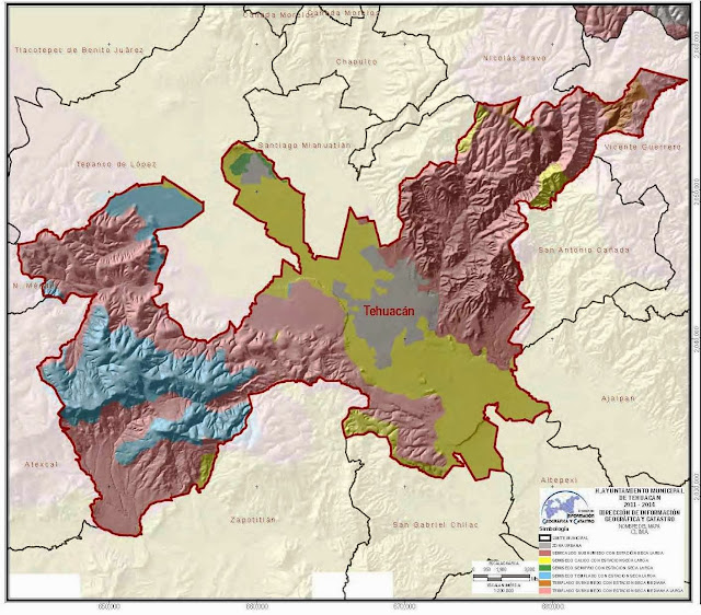 Tehuacán Lugar de Dioses: Ubicación Geográfica de Tehuacán