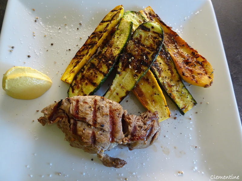 Le blog de Clementine: Jeunes courgettes grillées