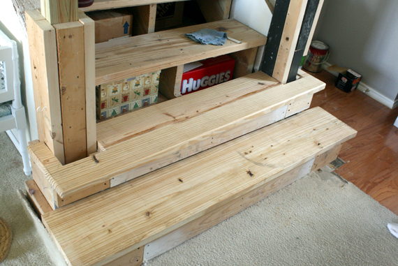 * Remodelaholic *: The Next Step, Staircase Remodel Project