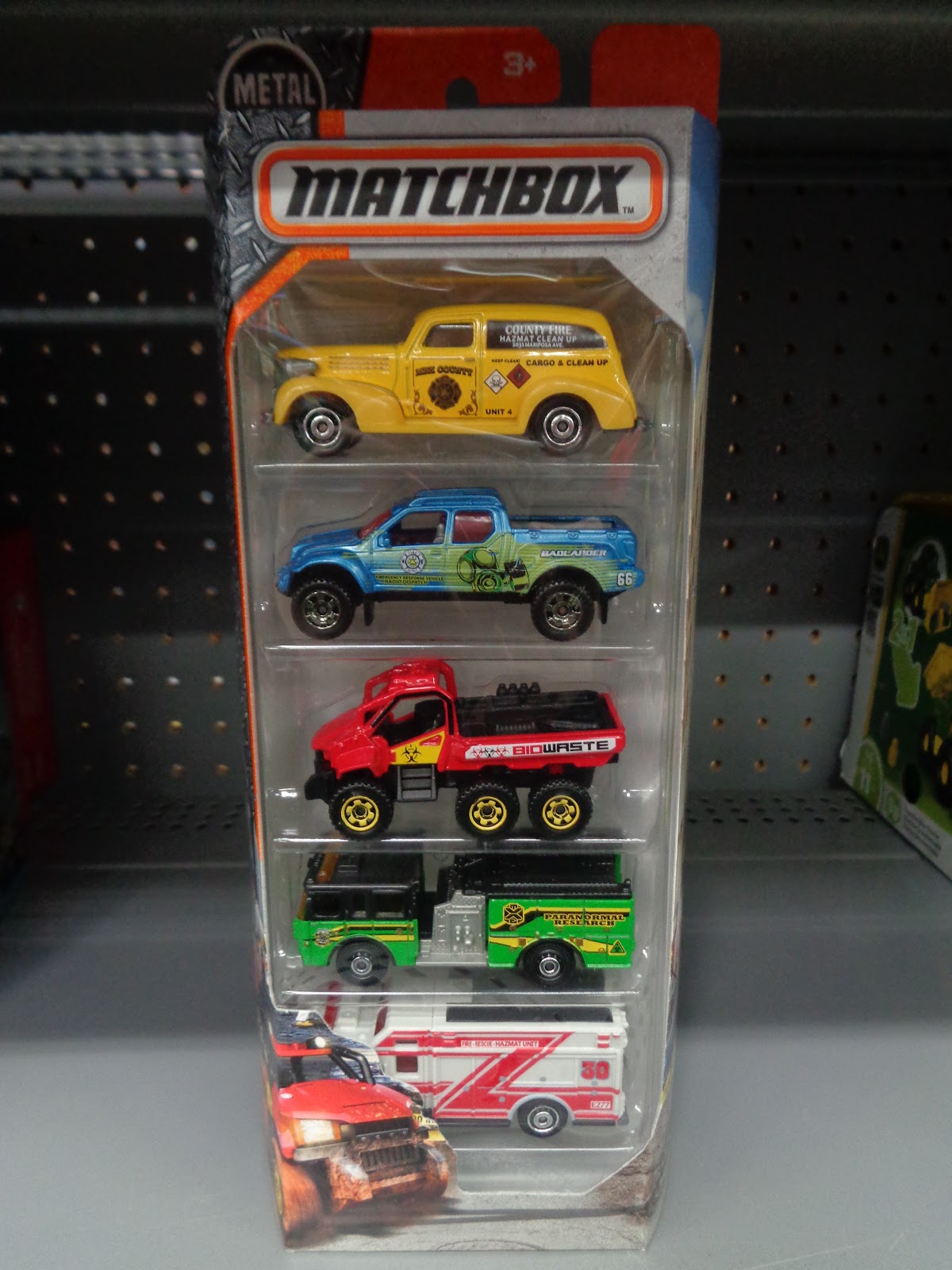 J And J Toys: Matchbox Hazmat Rescue 5-Pack