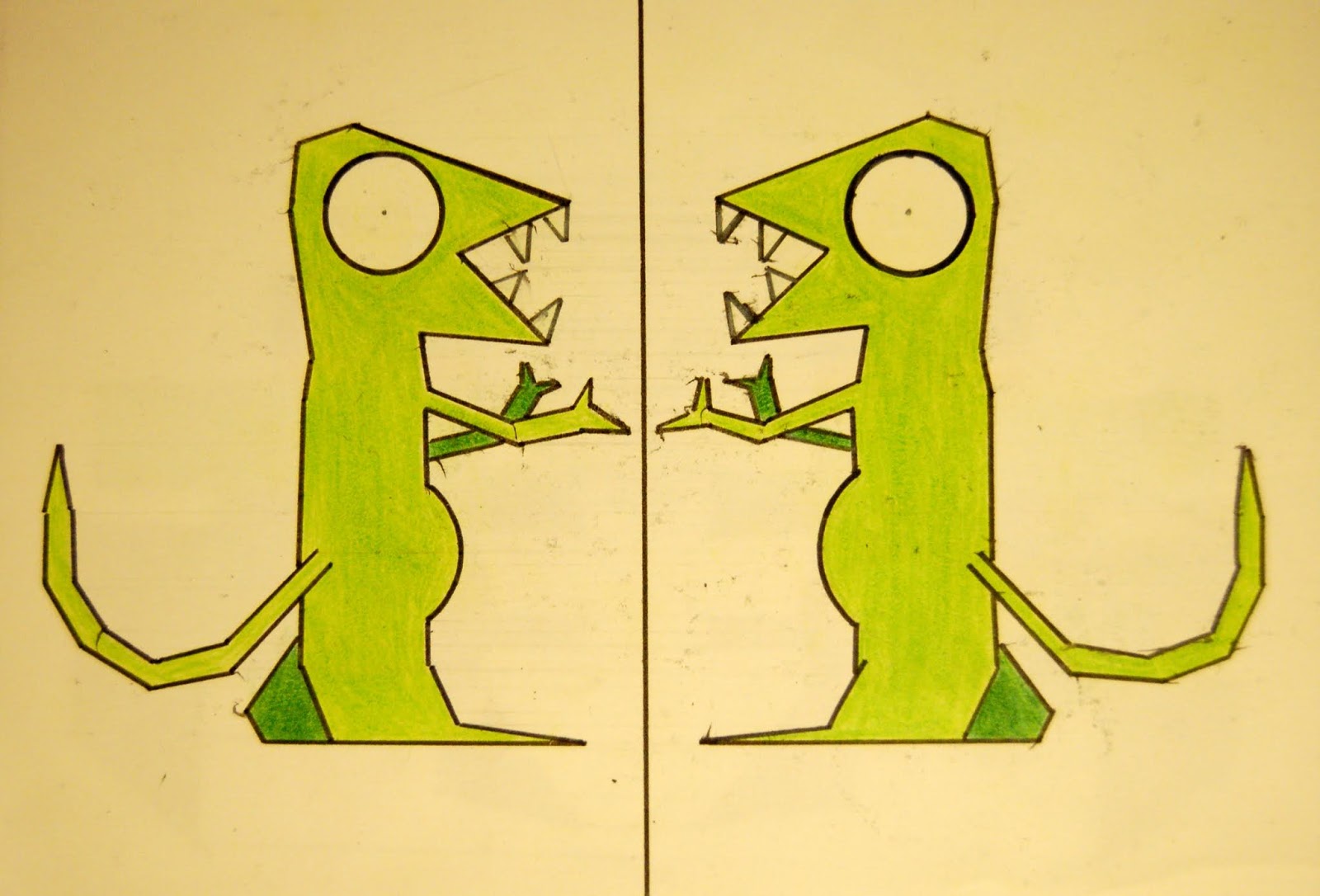 EL DOMINIO DEL DIBUJO: TA 21. La simetría axial. Primer ciclo de ESO.