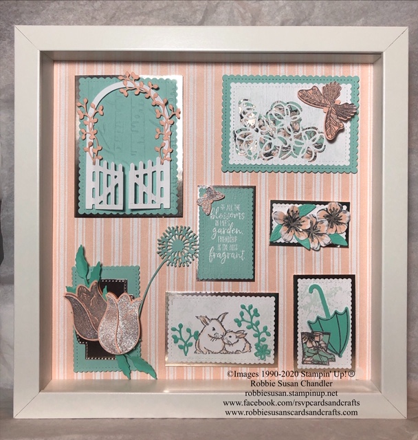 Robbie Susan's Cards and Crafts: Beautiful Spring Sampler Frame Class