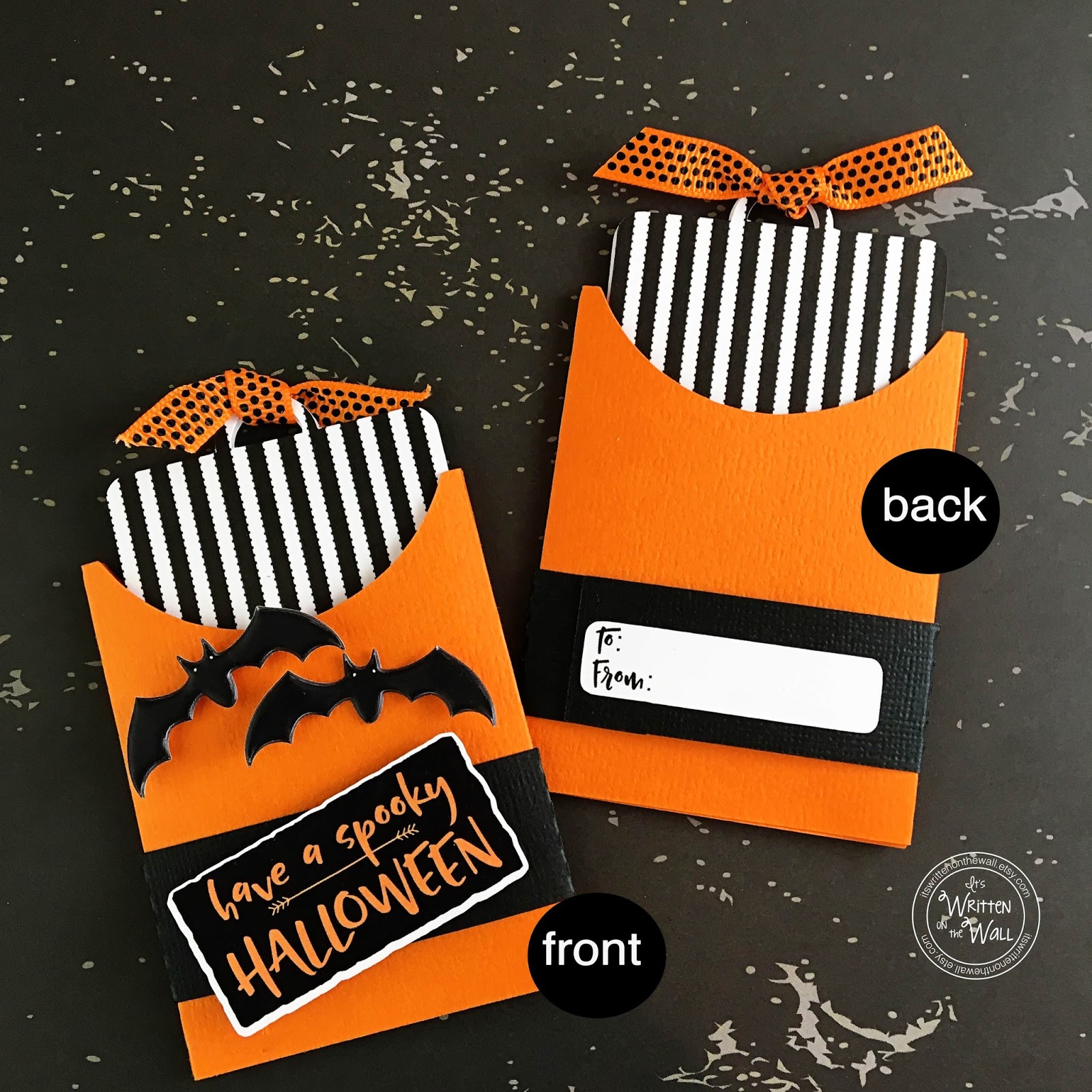It's Written on the Wall: Have a Spooky Halloween-Fun Gift Card Holders ...