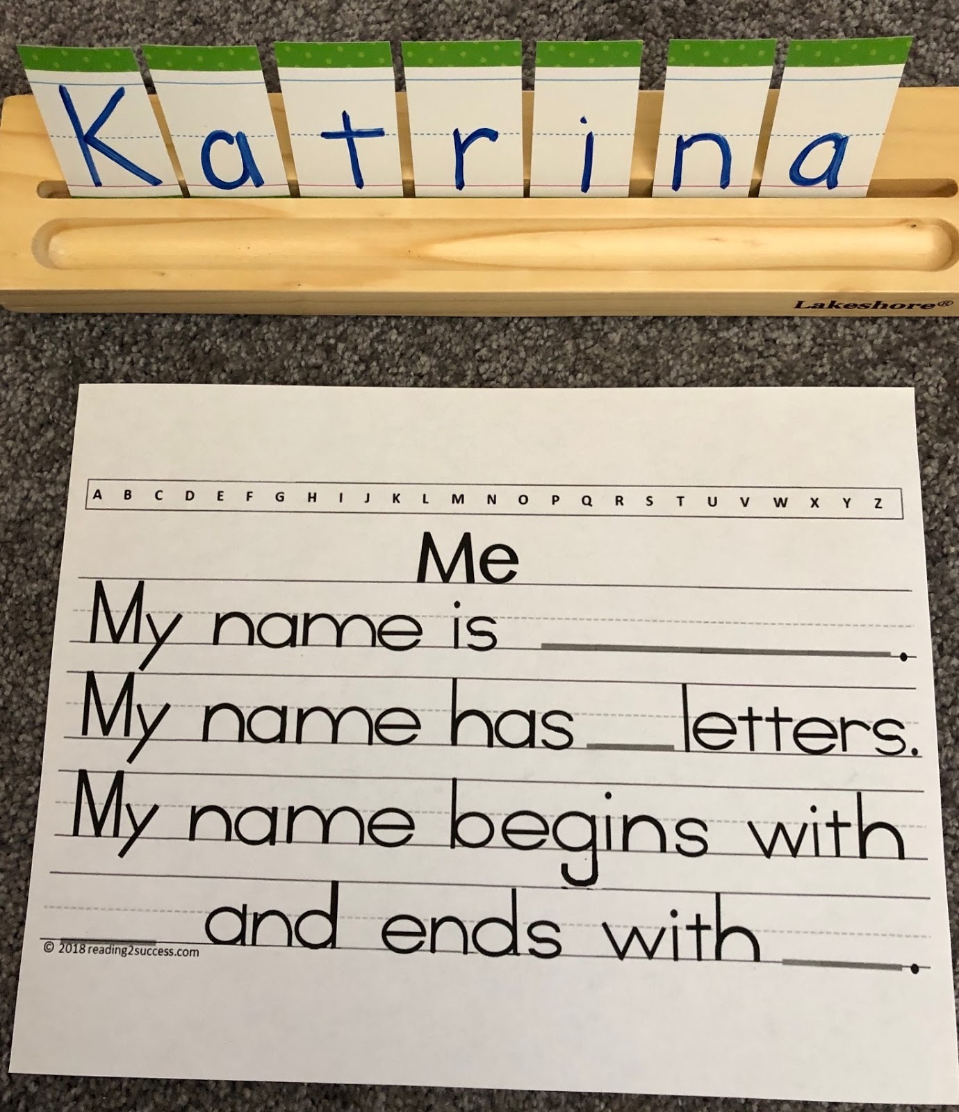 Reading2success: My Name is: