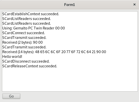Ludovic Rousseaus Blog Pcsc Sample In Free Pascal Lazarus