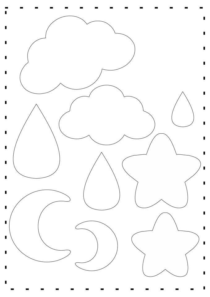 As 10 melhores ideias e inspirações de molde de lua