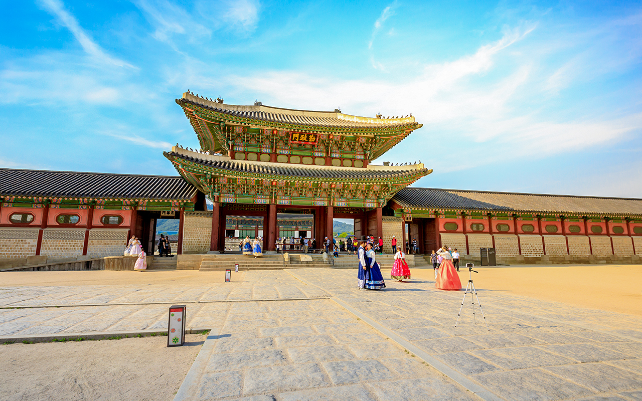 BTS Performs 'IDOL' in Gyeongbok Palace, Seoul