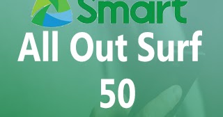 SMART All Out Surf 50 │ 500MB Data Unlimited Facebook Unli All Net SMS ...