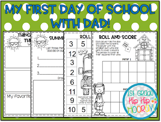 1st Grade Hip Hip Hooray!: Dad's First Day! Back to School
