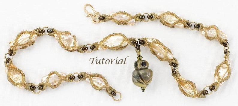 Open Frame Beaded Jewelry Tutorials by Jewelry Tales / The Beading Gem