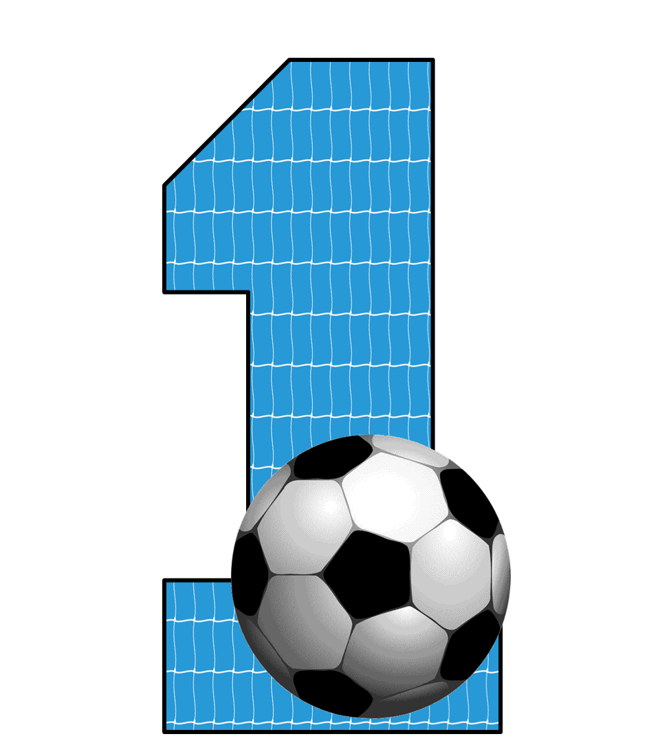 Kits imprimibles gratis : Números Fútbol