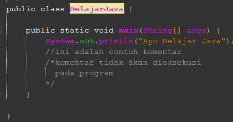 Mengenal Bahasa Pemrograman Java