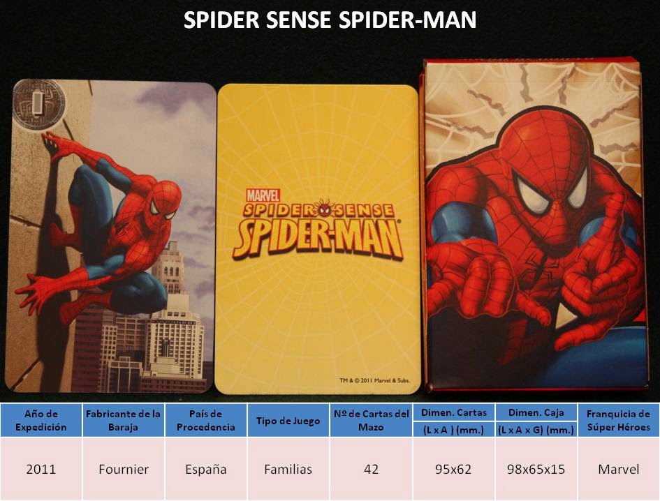 Cartas de Superheroes: SPIDER SENSE SPIDER-MAN