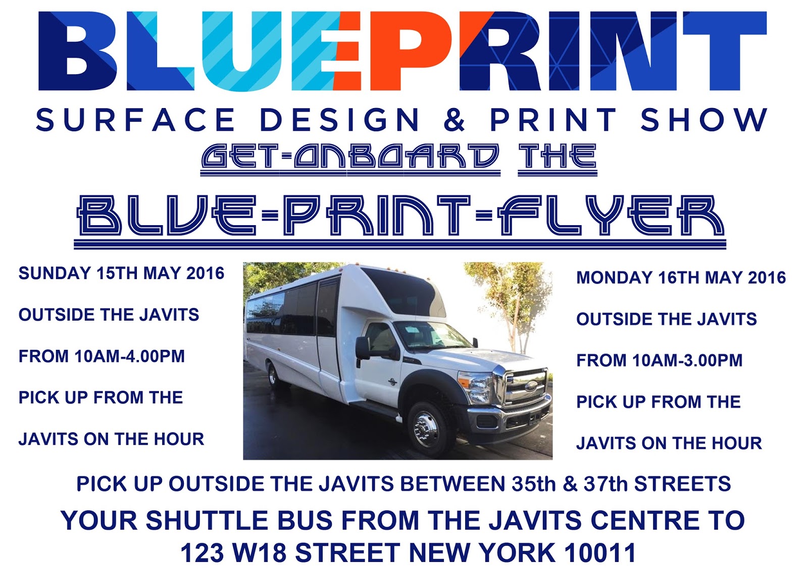 Blueprint Show: Blue Print Shuttle Bus