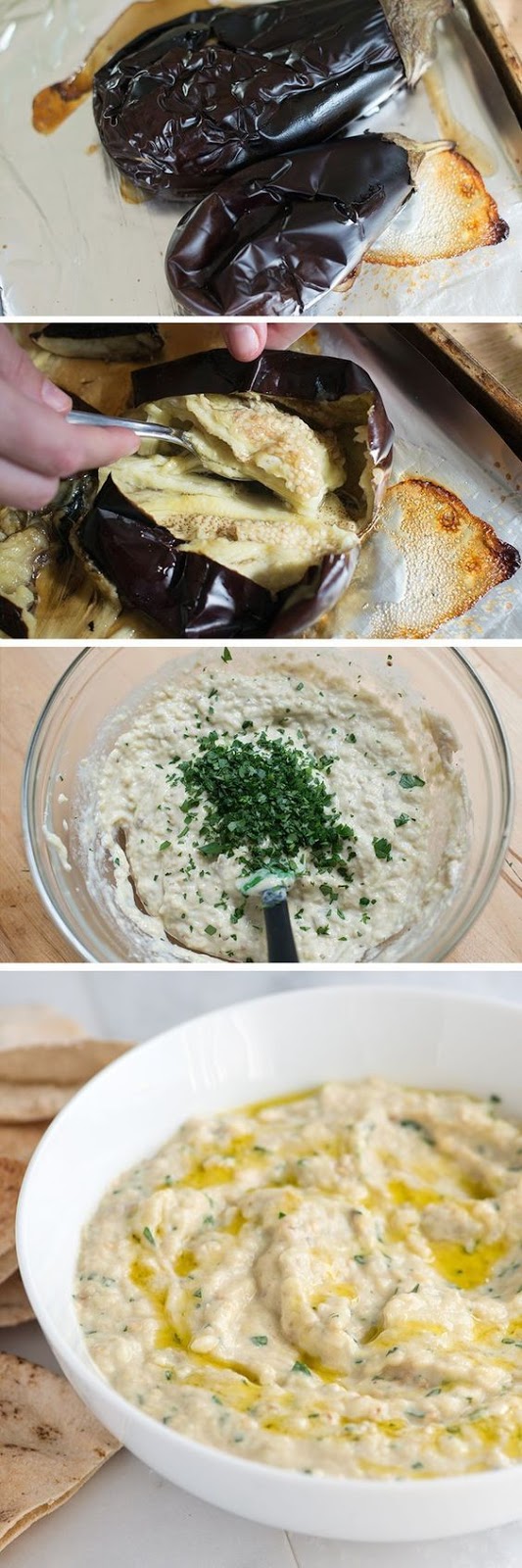 Recipes Laura: Our Favorite Baba Ganoush (Roasted Eggplant Dip)