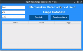 Cara Menginputkan Data Dari JTextField Ke Dalam JTable Di Java Netbeans ...