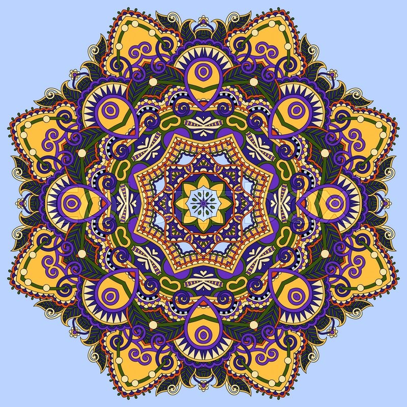 The Eagle's Nest Studio: Indian Mandalas - Asia (4th grade)