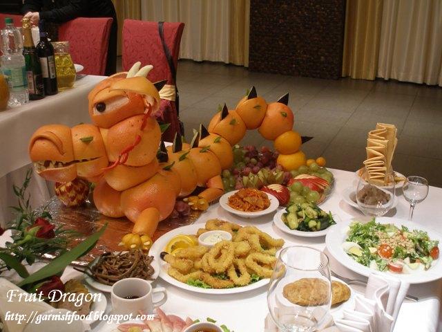 GarnishFoodBlog - Fruit Carving Arrangements and Food Garnishes ...