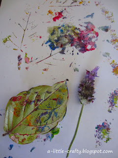 A Little Crafty: Nature Printing
