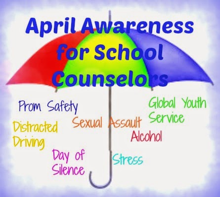 April Awareness for School Counselors