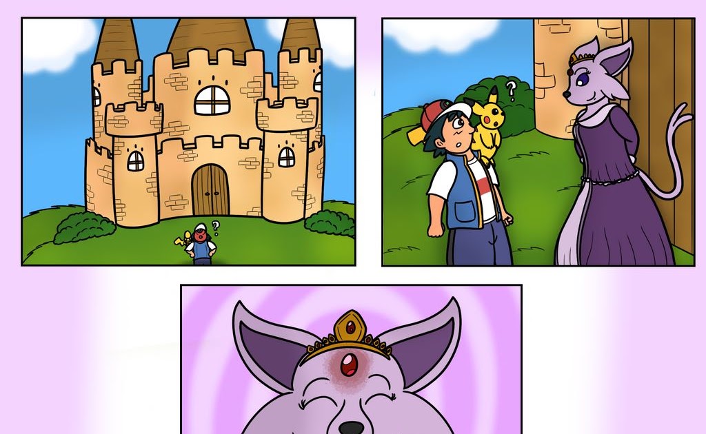 Magic Trick's TF comics Vault: Ash Pikachu Princess