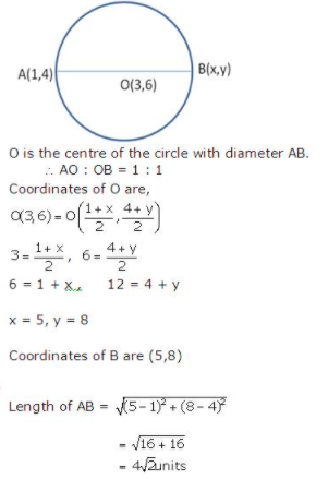 Frank Chapter 12 Distance and Section Formula Solutions Class 10 Maths
