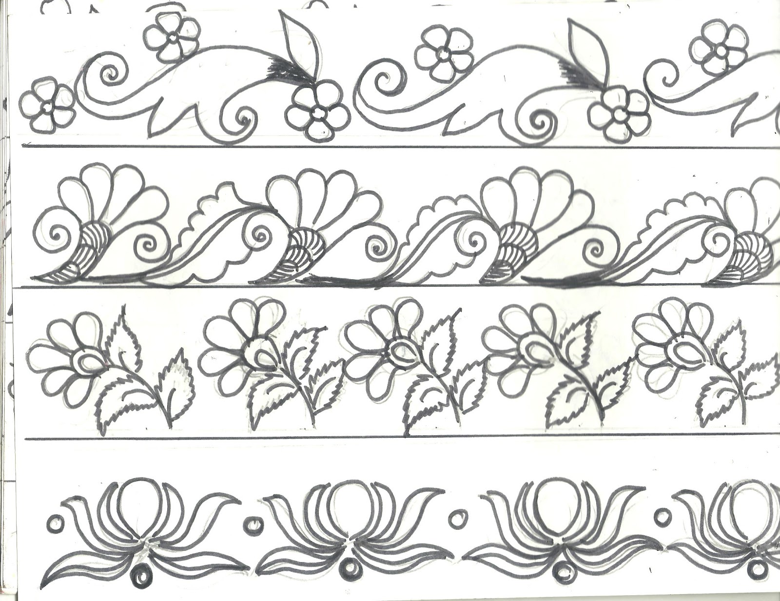 Art N Craft: latest border designs