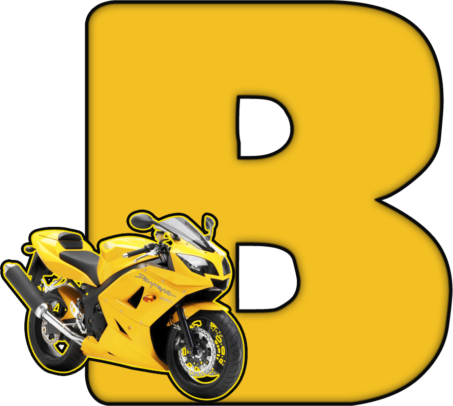 Alfabeto Decorativo: Alfabeto - Moto 2 - PNG - Letras - Maiúsculas ...