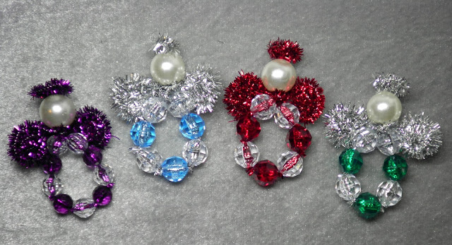 HappyBird's Glitter Nest: DIY~Make Adorable Sparkly Beaded Angel Ornaments!