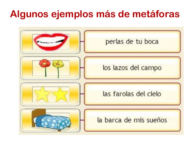 Quinto es guay!!: LA METÁFORA