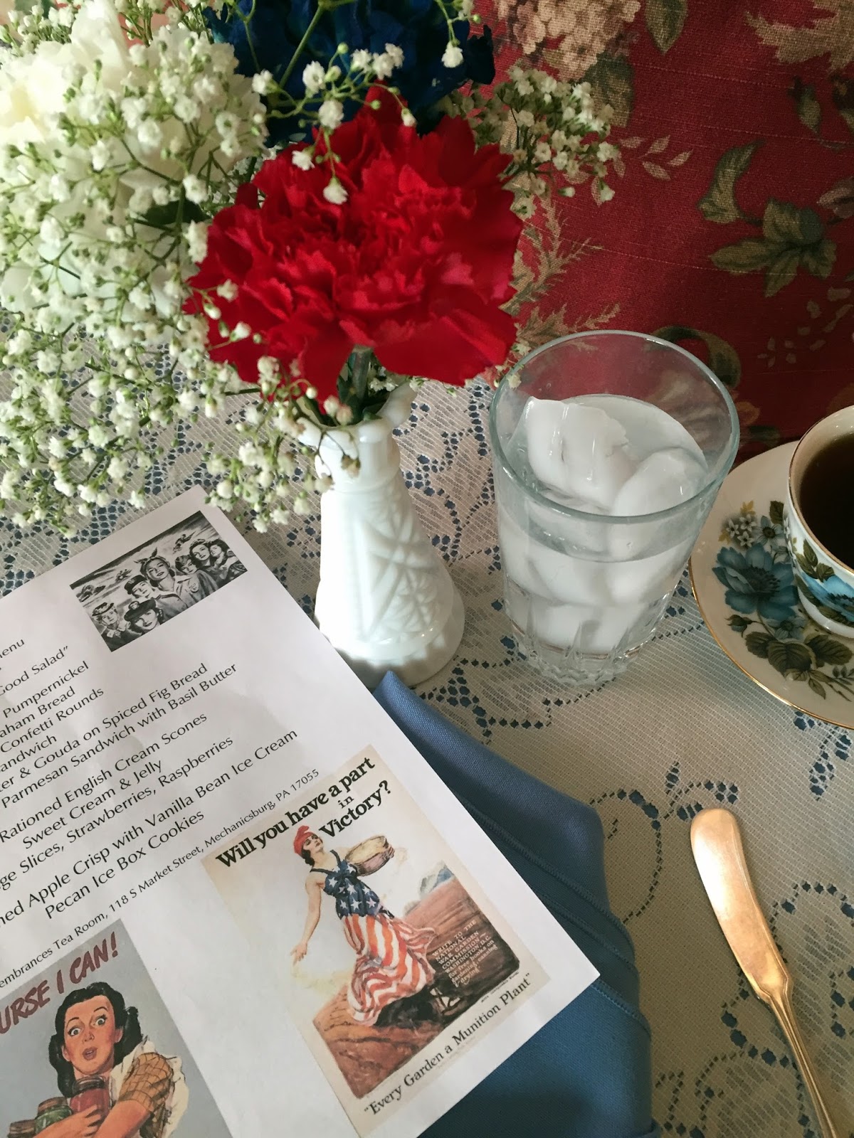 Rosemary's Sampler: World War II Afternoon Tea