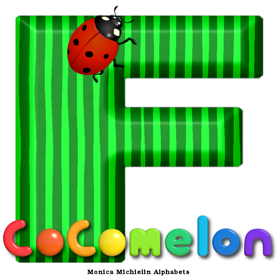 M. Michielin Alphabets: COCOMELON WATERMELON LADYBUG ALPHABET LETTERS ...