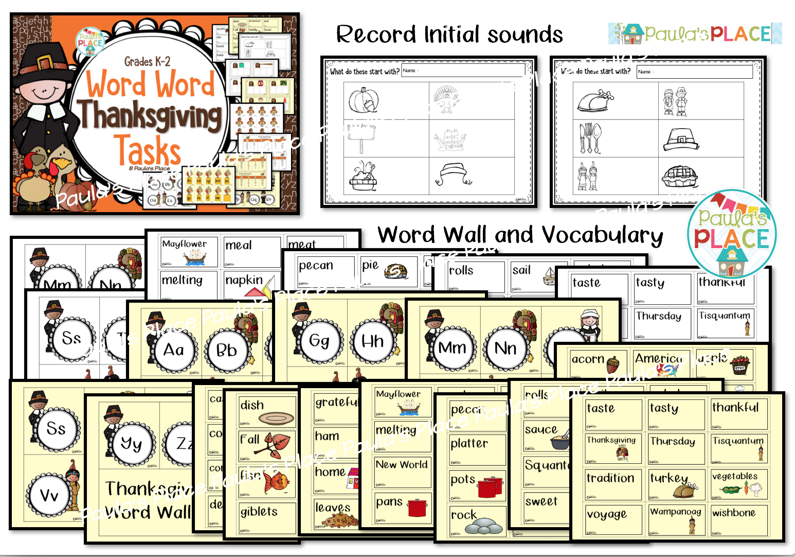 Paula's Place Teaching Resources: Let's talk turkey...and a freebie