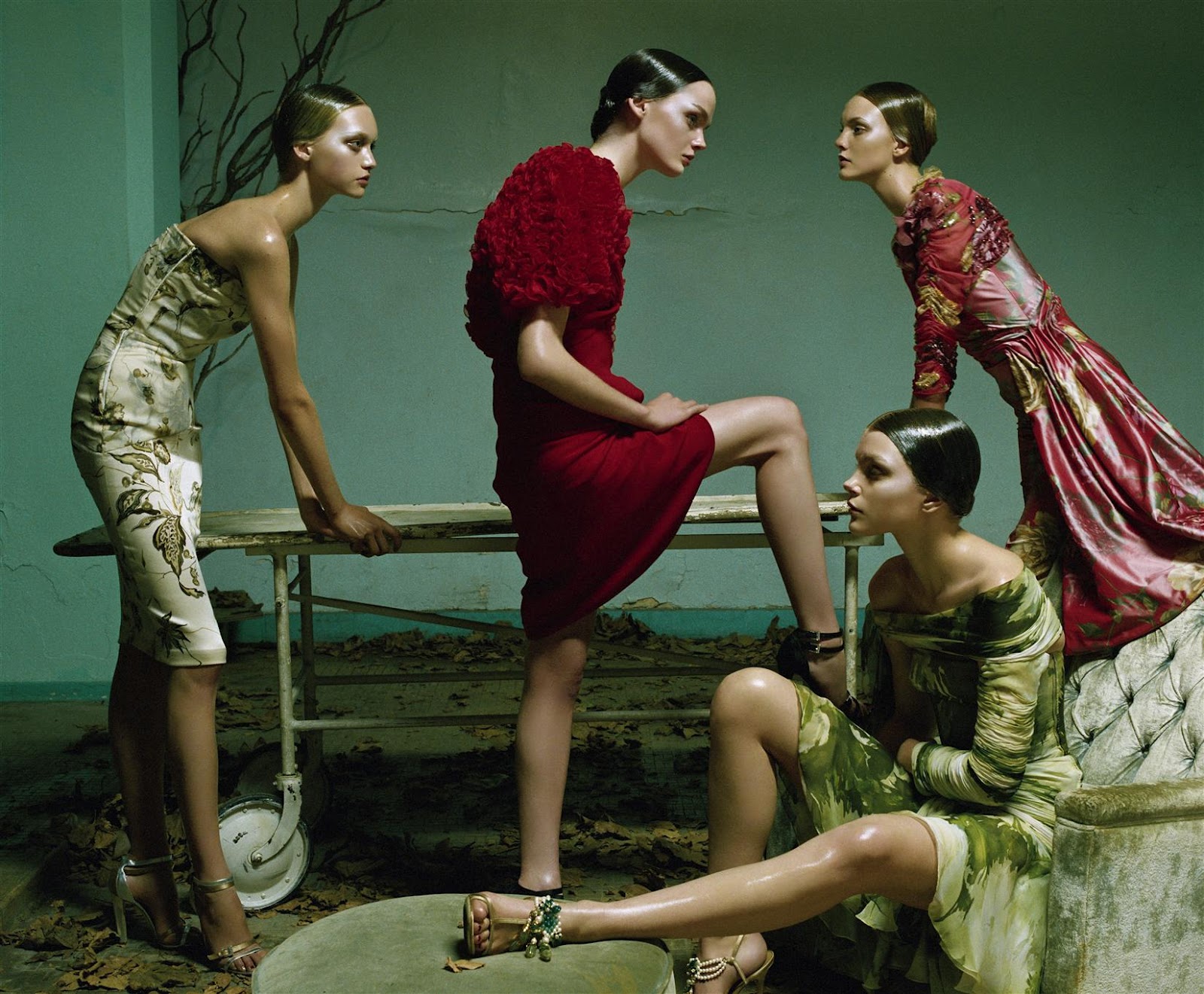 Swift Unicorn: Gemma Ward, Lisa Cant, Jessica Stam, & Caroline Trentini ...