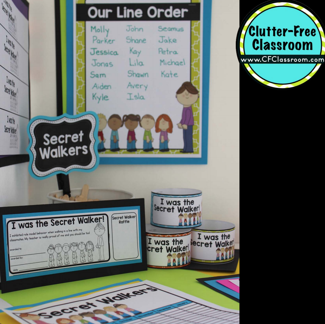 HOW TO LINE UP YOUR STUDENTS and WALK in a LINE | Clutter-Free Classroom