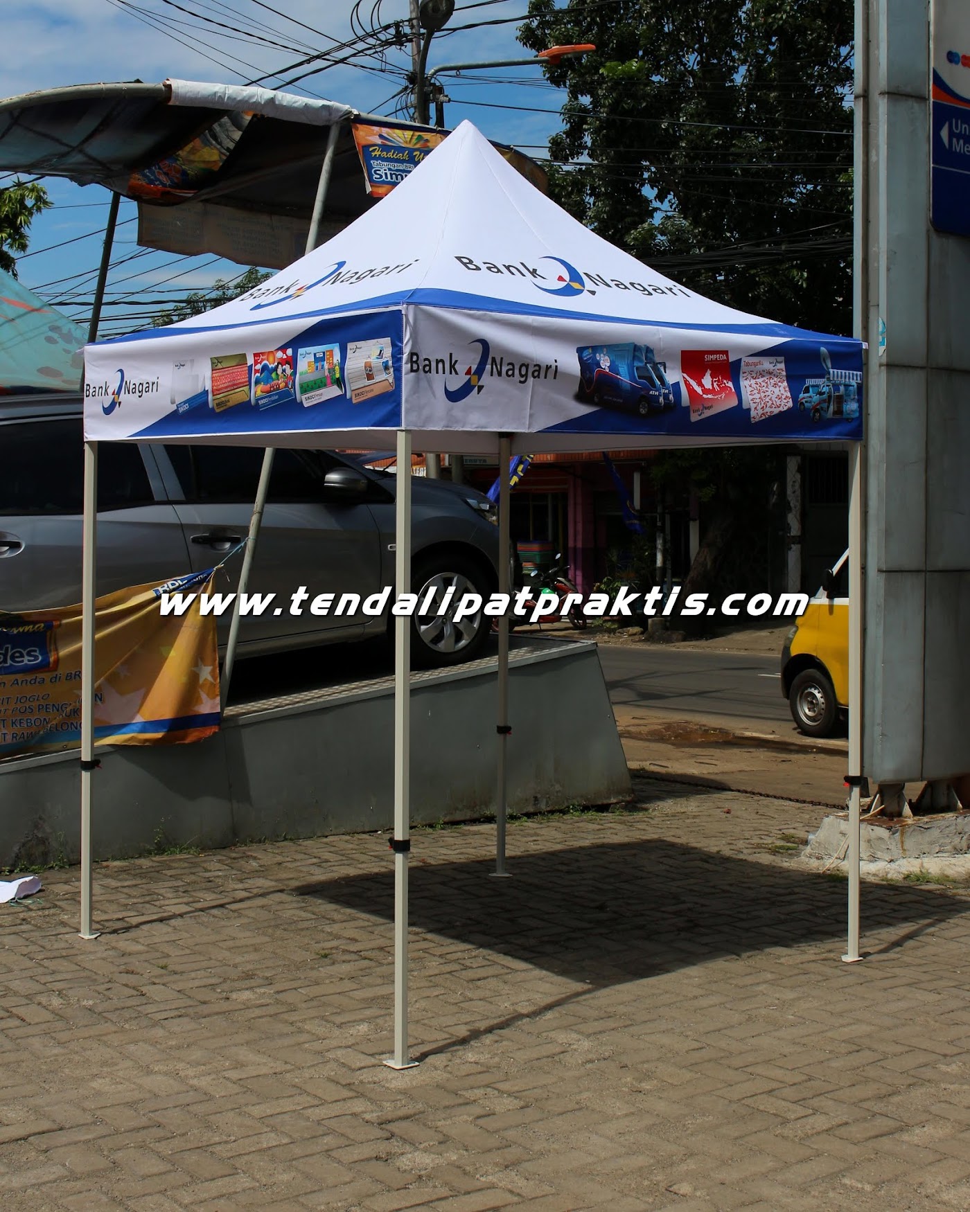 Tenda Lipat Hexa 3mx3m Balap