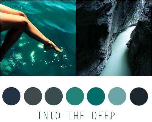 Colour Palette Inspiration – Into the deep - Hello Peagreen