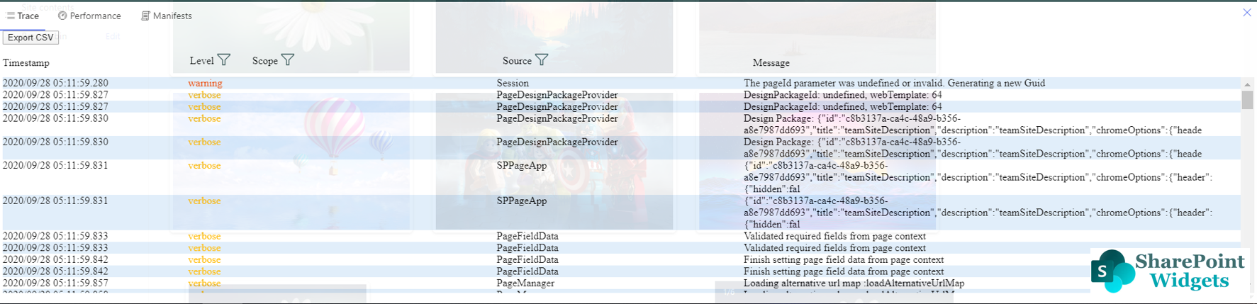Logging in SharePoint Framework Solutions