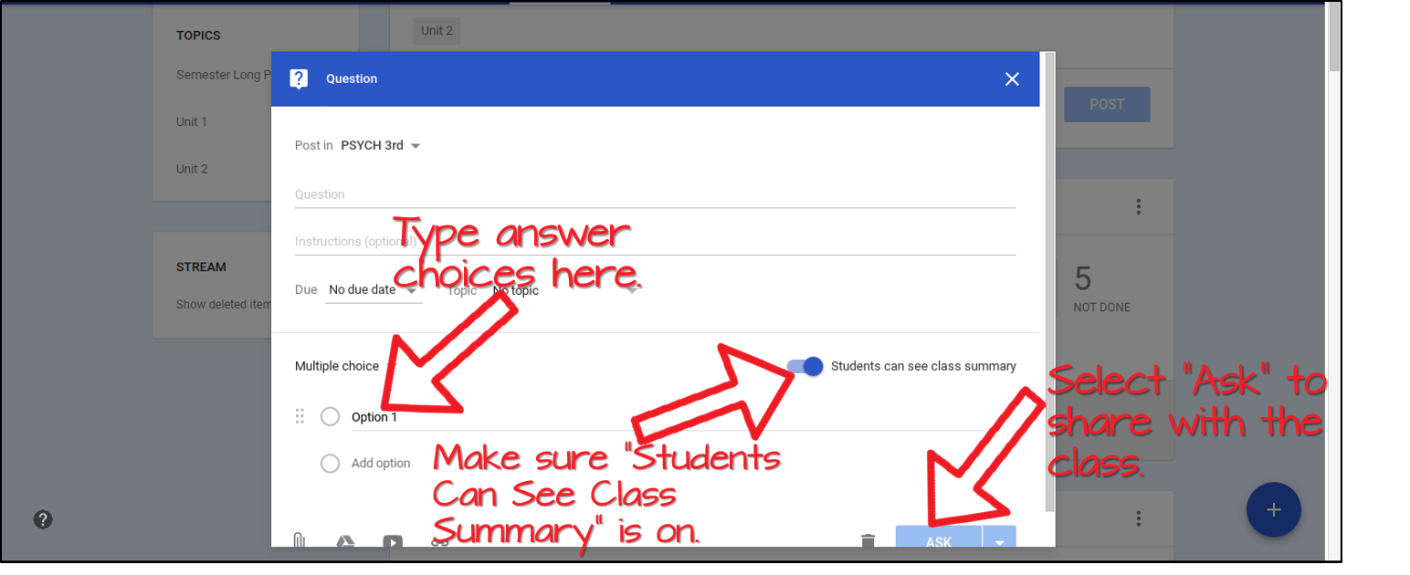 Poll Students with Google Classroom - Leah Cleary