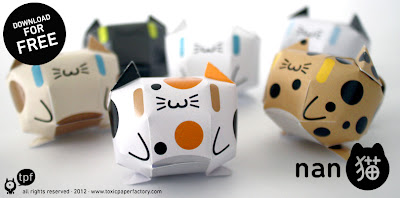 Nanoneko - Nano Cat Papercraft | Papercraft Paradise | PaperCrafts ...