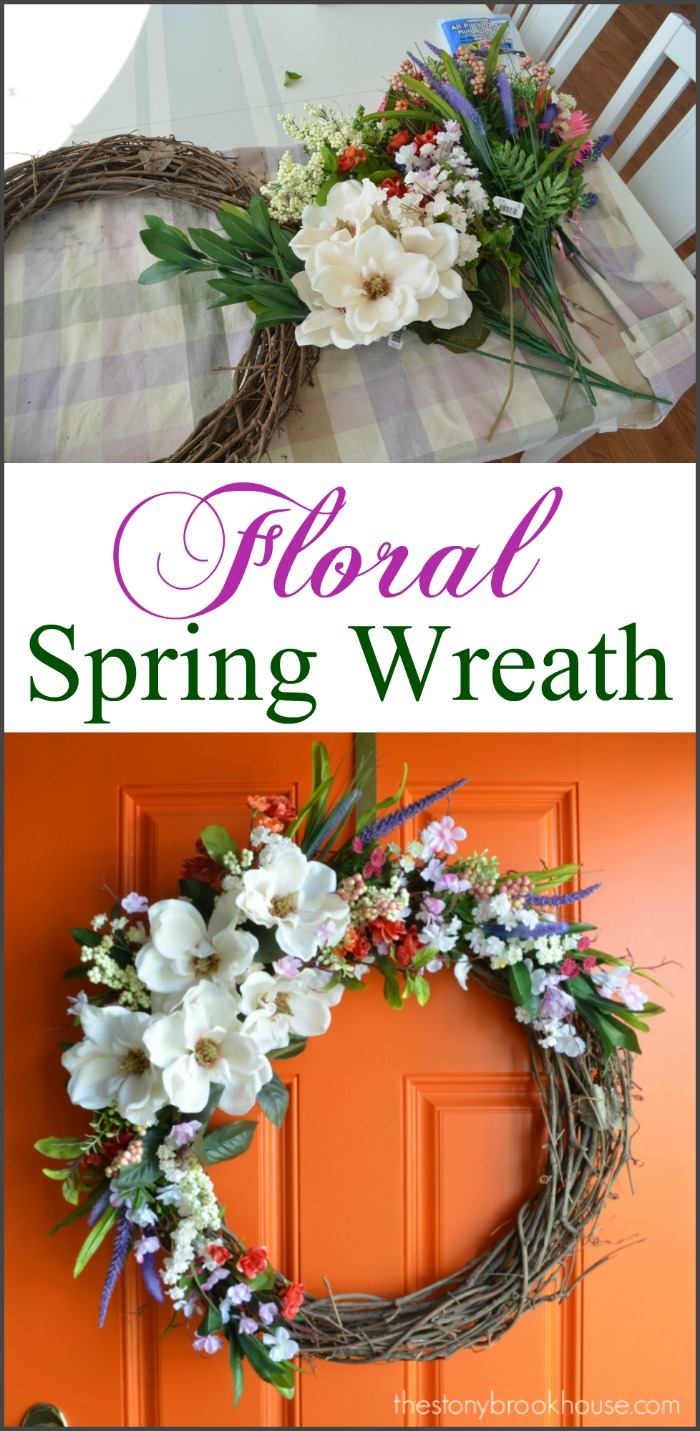 A Simple Easy Spring Wreath | The Stonybrook House