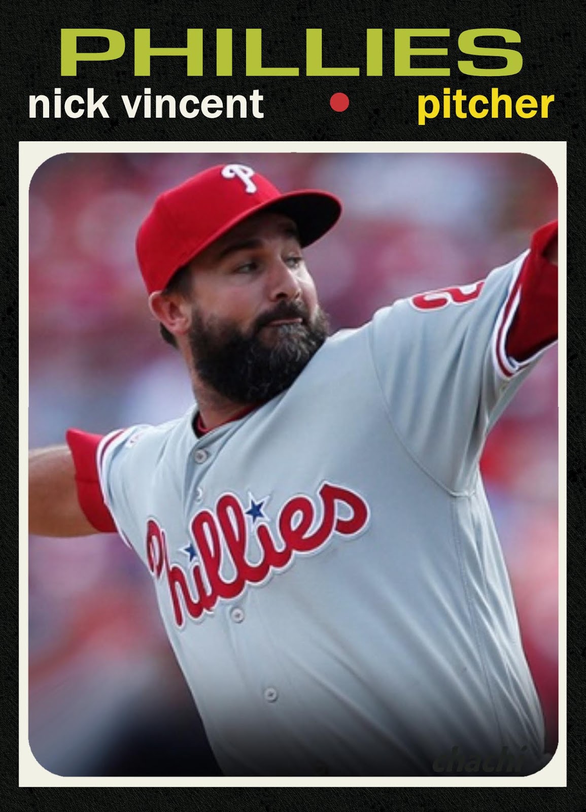 The Phillies Room: 2019 Chachi #66 Nick Vincent