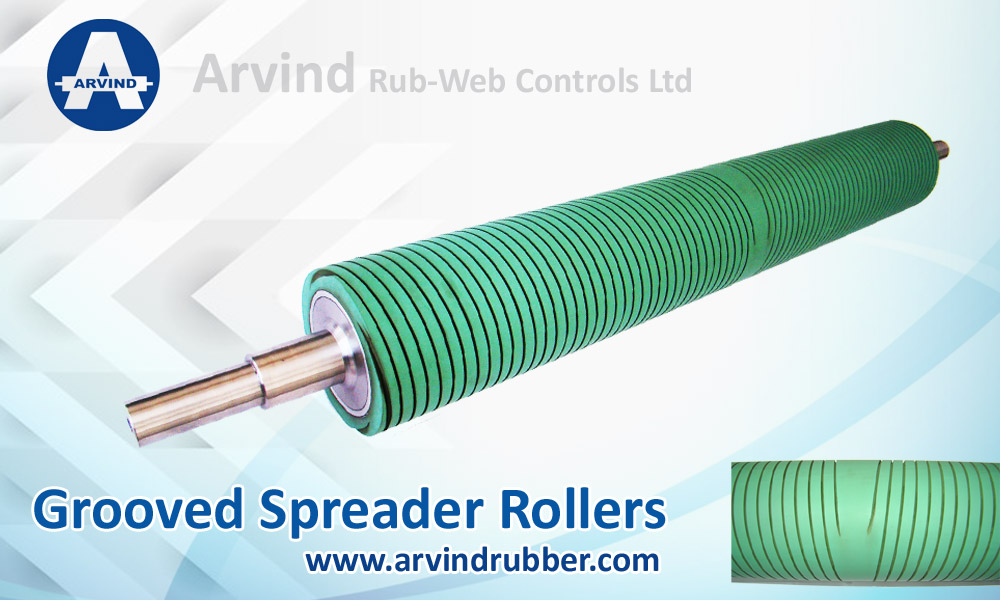 Rubber Grooved Spreader rollers for the packaging industry ~ Arvind Rub ...