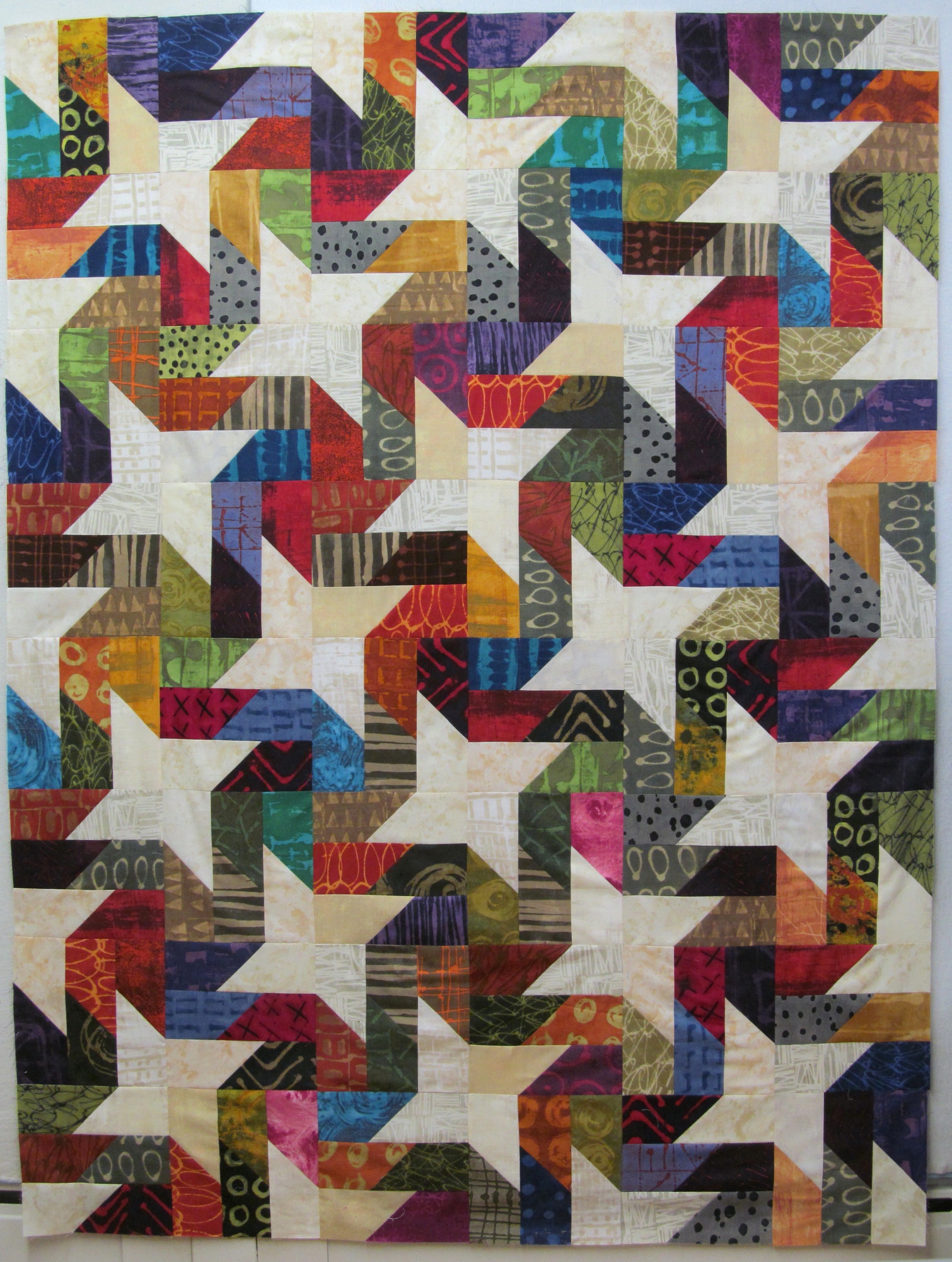 Exuberant Color : Chisel Star sewn...........