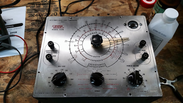 Spud's blog: Eico 950B Capacitor Tester - and bridge circuit explained